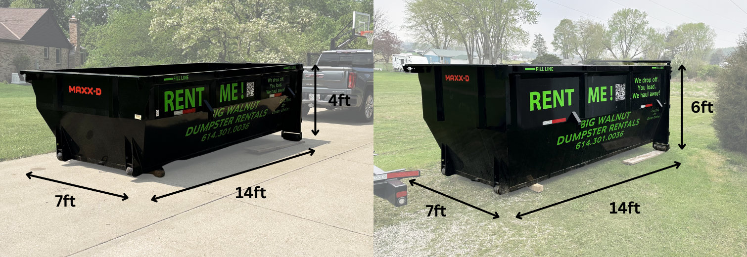 Affordable Dumpster Rentals in Columbus, Ohio | Big Walnut Dumpster Rentals